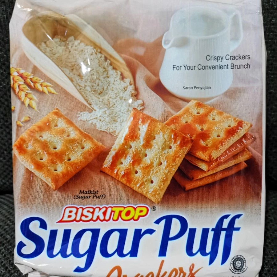Jual Biskitop Sugar Puff / Crackers/ Kue Cabin manis 290gr | Shopee ...