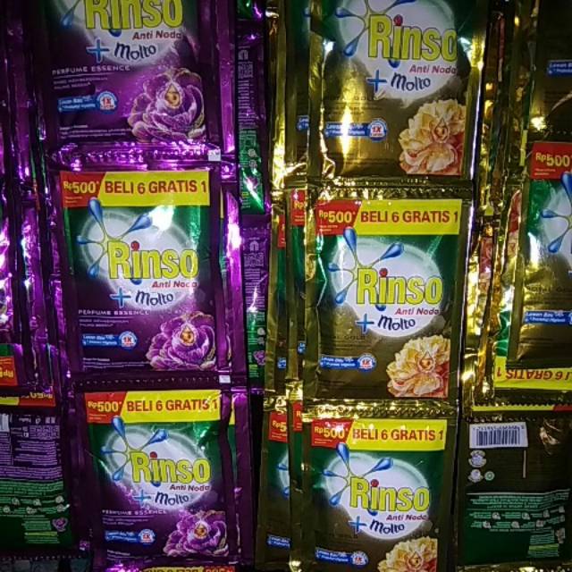 Jual Rinso Molto detergent cair 20gr 12 sachet all variant | Shopee ...