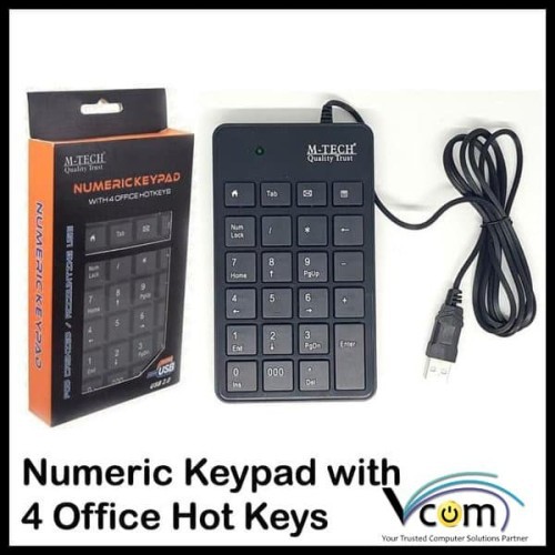 Jual M-Tech Numeric Keyboard USB - Keypad Numerik Numpad Wired Wireless | Shopee Indonesia
