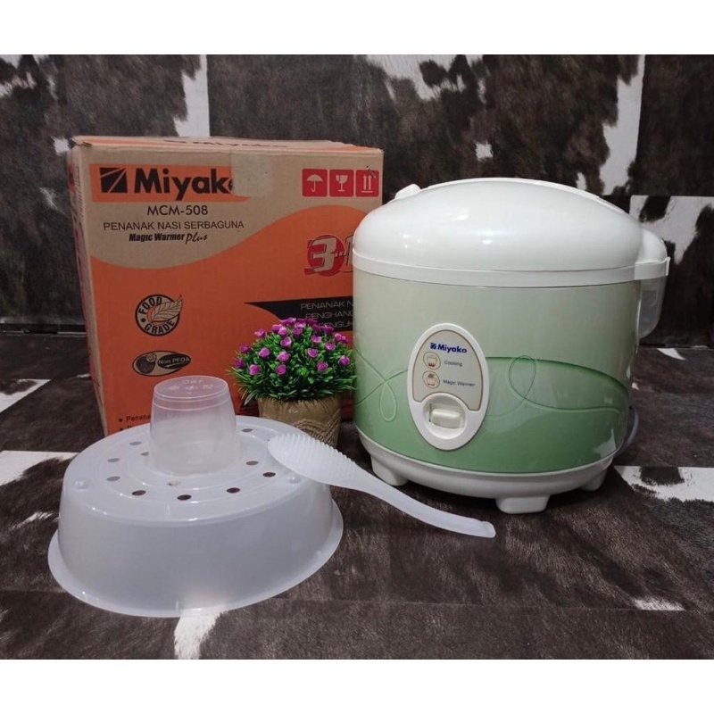 Jual Magic Com 508 MIYAKO / MCM-508 Penanak Nasi Serbaguna | Shopee ...