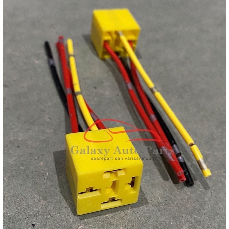 Jual Soket relay 4 kaki kabel mobil motor universal plastik pvc ...