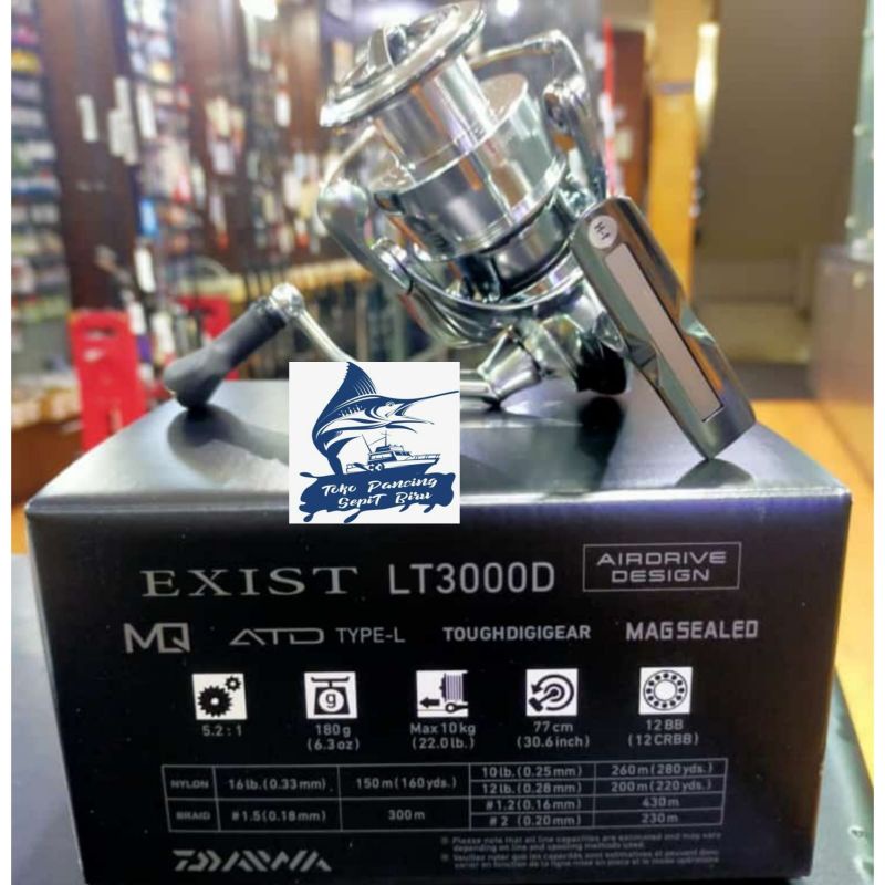 Jual Reel Spinning DAIWA EXIST LT 3000D NEW 2022 | Shopee Indonesia