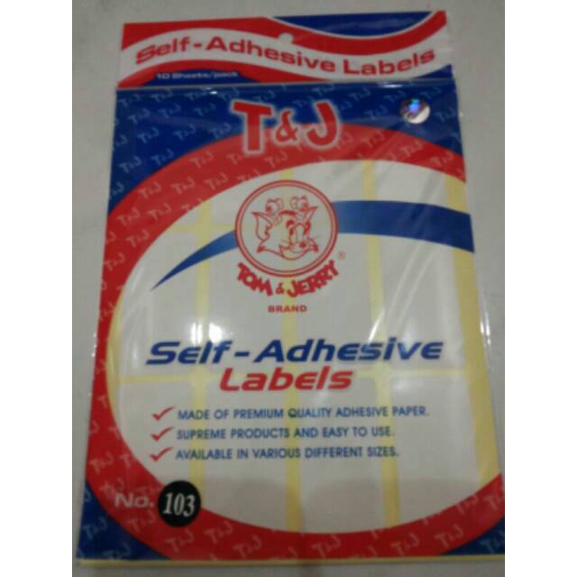 Jual Label Undangan Putih T & J No. 103 / Labels T&J 103 | Shopee Indonesia