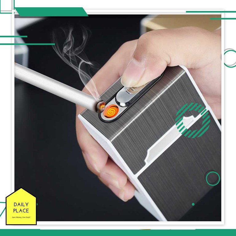 Jual Kotak Rokok 20 Slot dengan Korek Elektrik Pyrotechnic - Firetric ...