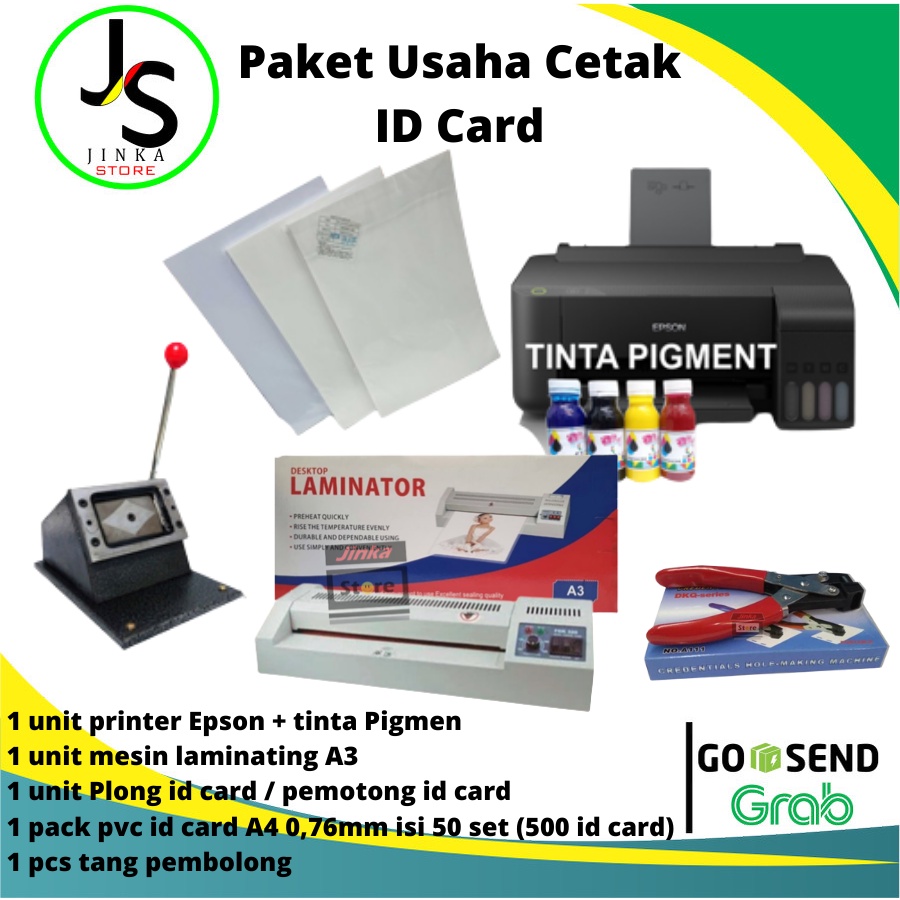 Jual PAKET USAHA MESIN CETAK ID CARD LENGKAP / PAKET ID CARD | Shopee ...
