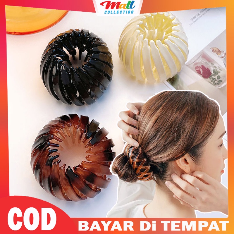 Jual MALL iKat Rambut Ponytail Jepit Rambut Korea Bahan Plastik Gaya ...