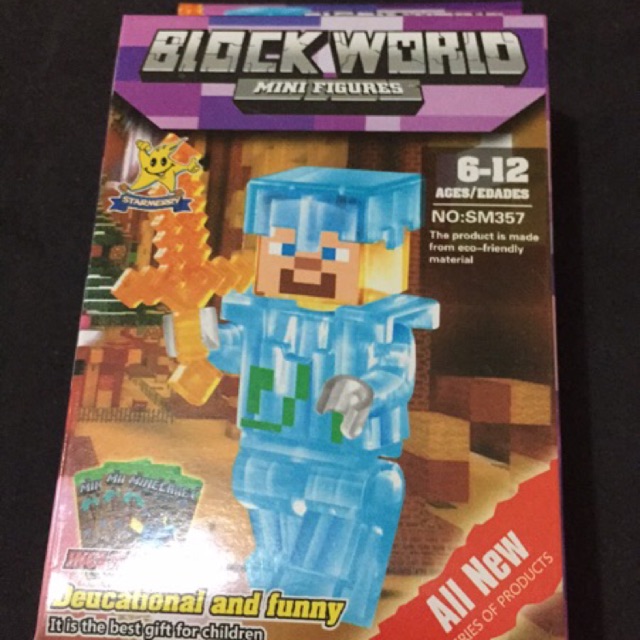 Jual block world minecarft figure diamond armor | Shopee Indonesia
