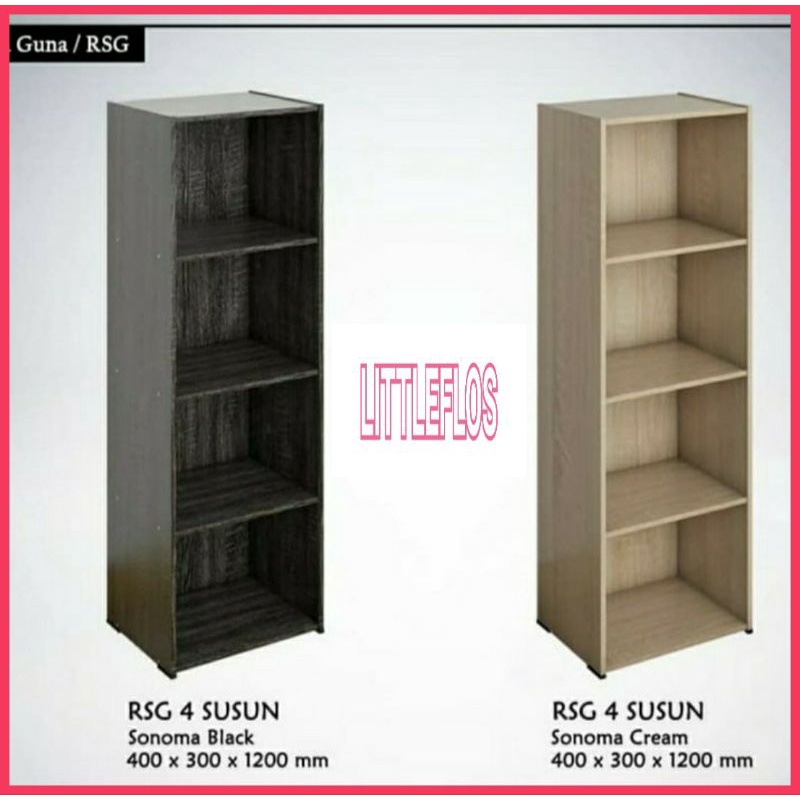 Jual LEMARI RAK BUKU SERBAGUNA SUSUN 2 SUSUN 3 SUSUN 4 SUSUN 7 FILLING ...