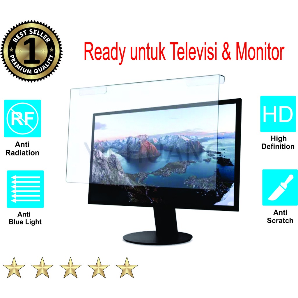 Jual cover acrylic Pelindung Layar Tv Lcd , Led Bahan Akrilik Anti ...