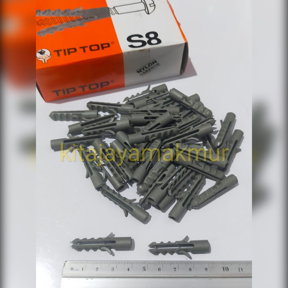 Jual Pengencang Skrup S8 Wall Plug Sekrup Tanam Dinding Per Kotak ...