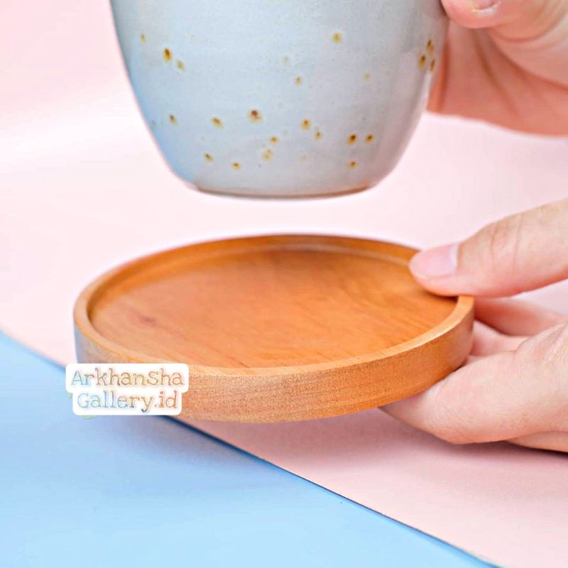Jual Coaster kayu,tatakan kayu,tatakan gelas kayu | Shopee Indonesia