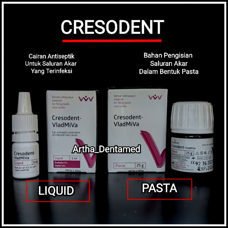 Jual CRESODENT / CRESOPHEN / ROOT CANAL ANTISEPTIC ( EXP 2027) | Shopee ...
