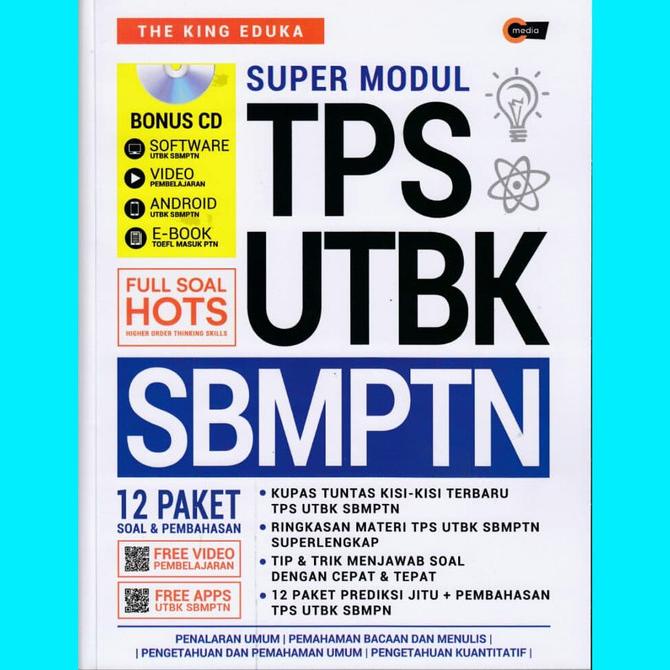Jual Super Modul Tps Utbk Sbmptn Plus Cd Shopee Indonesia