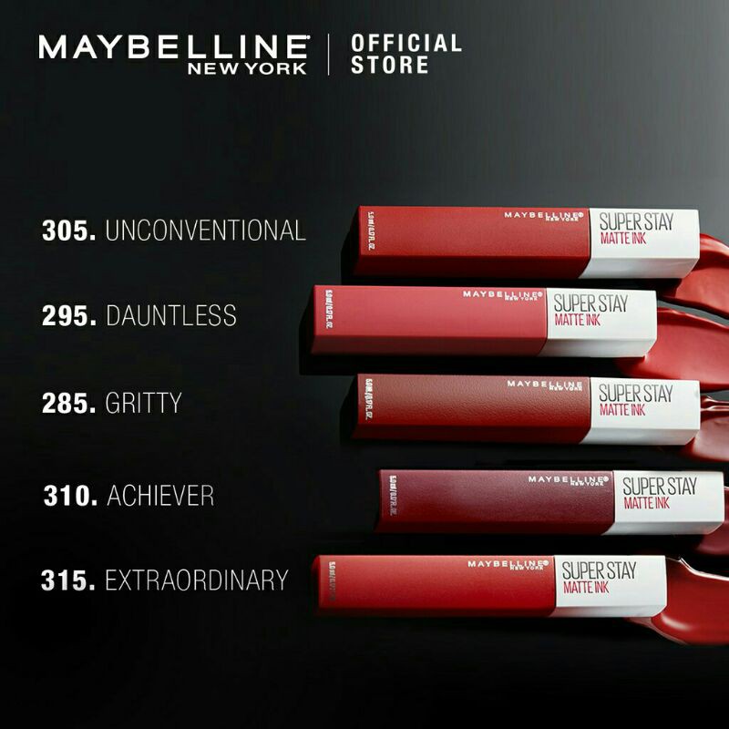 Jual maybelline superstay matte ink reds series | Shopee Indonesia