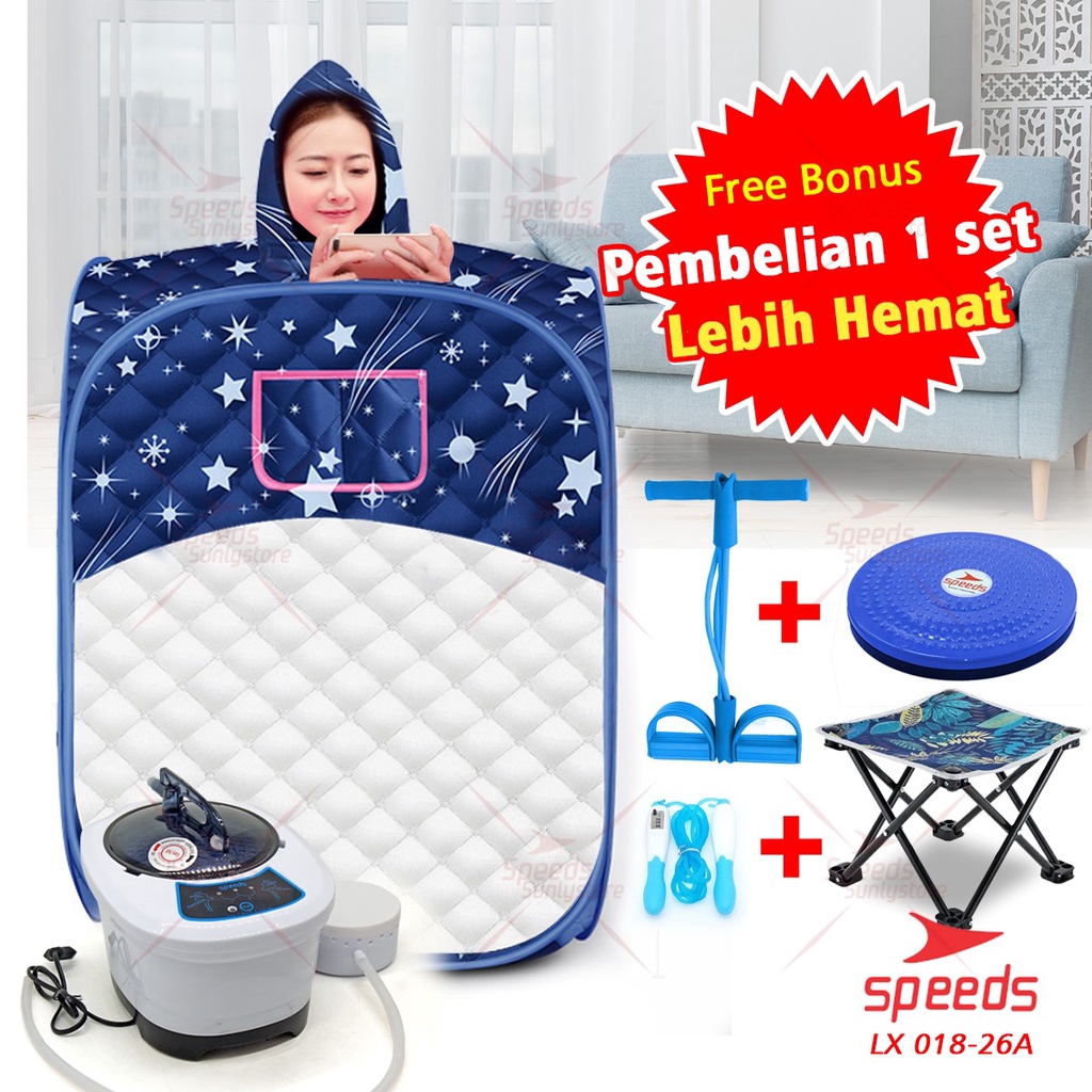 Jual SPEEDS Steam Sauna Portable Sauna Portable Alat Pelangsing Tubuh ...
