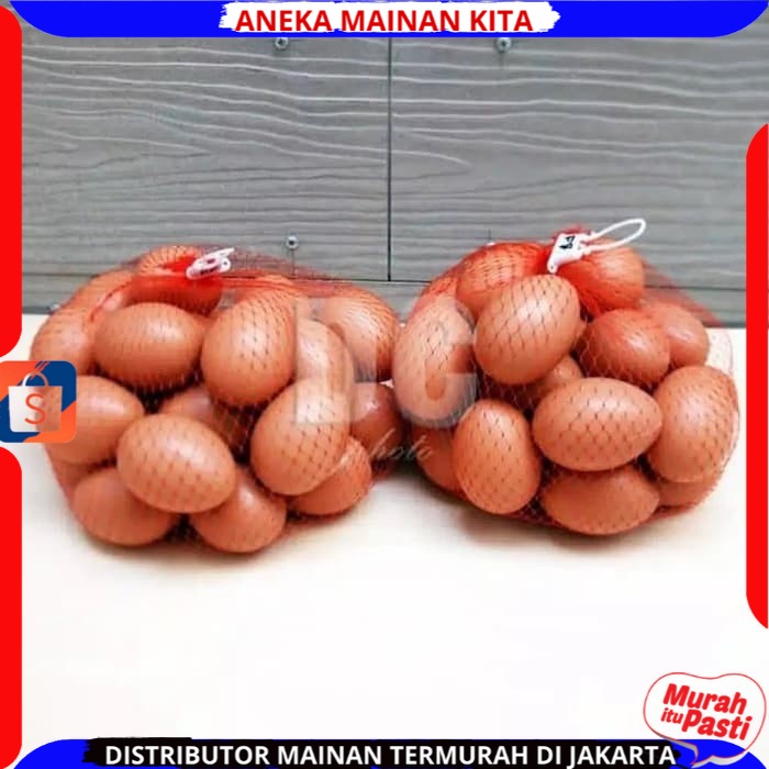 Jual ( BISA COD ) PROMO 1 PACK ISI 20PCS MAINAN ANAK TELUR AYAM TELUR ...