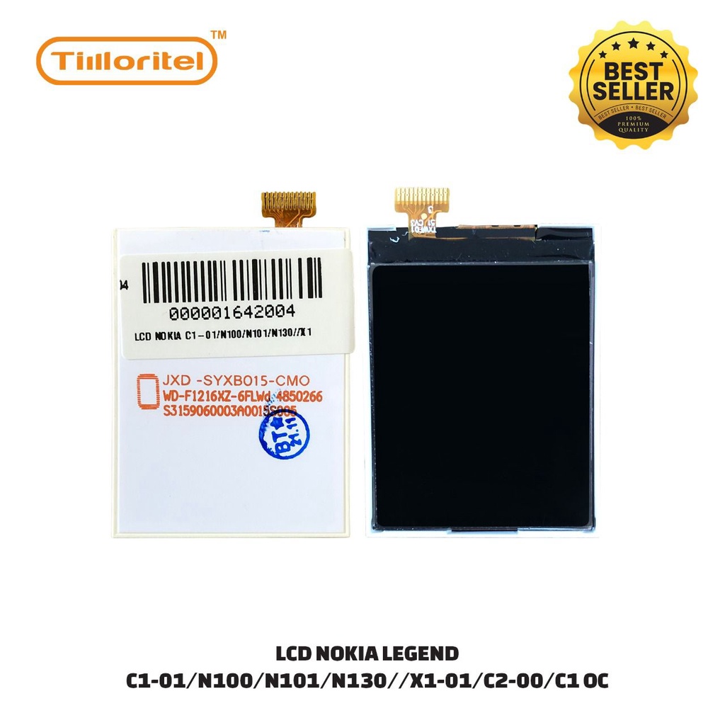 Jual LCD NOKIA C1-01 N100 N101 X1-01 C2-00 C1 (SOLDER) | Shopee Indonesia
