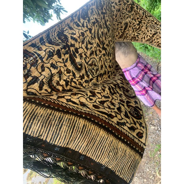 Jual selendang panjang tenun batik tangan 300cm x 65cm | Shopee Indonesia