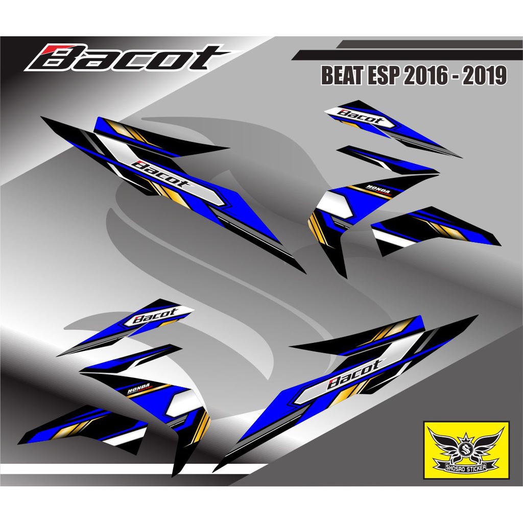 Jual VARIASI STRIPING HONDA BAT 2017 - 2019 VARIASI LIS HONDA BEAT ESP ...