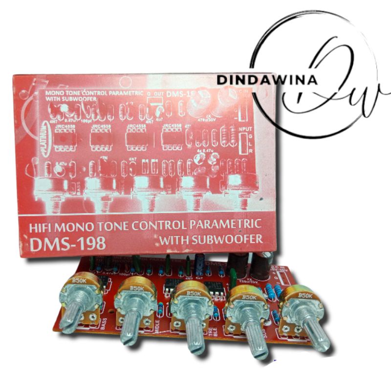 Jual TONE CONTROL MONO PARAMETRIC SUBWOOFER DMS 198 TONE CONTROL ...