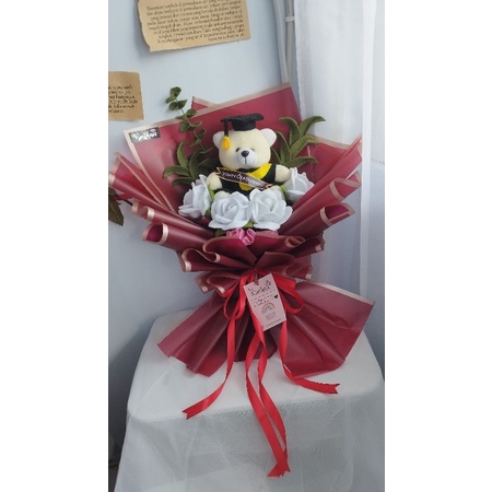 Jual buket wisuda / buket graduation /buket tunangan | Shopee Indonesia