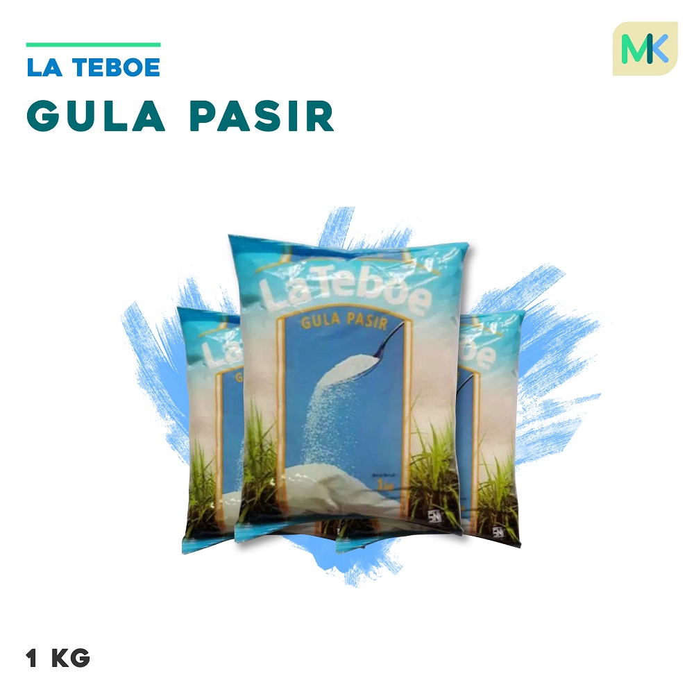 Jual GULA PASIR LA TEBOE 1 KG | Shopee Indonesia