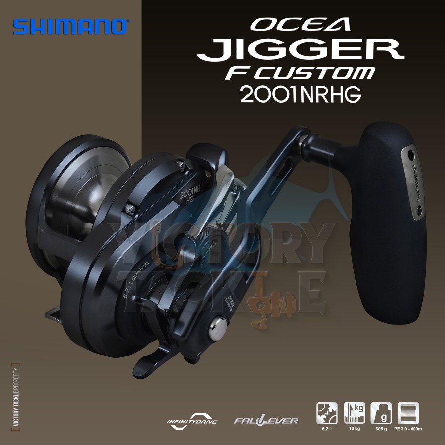 Jual Reel Shimano Ocea Jigger F Custom 1000HG / 1001HG / 1500HG ...