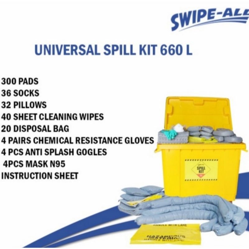 Jual Swipe-All U93 Universal Spill Kit (Kapasitas 660 Liter) | Shopee ...