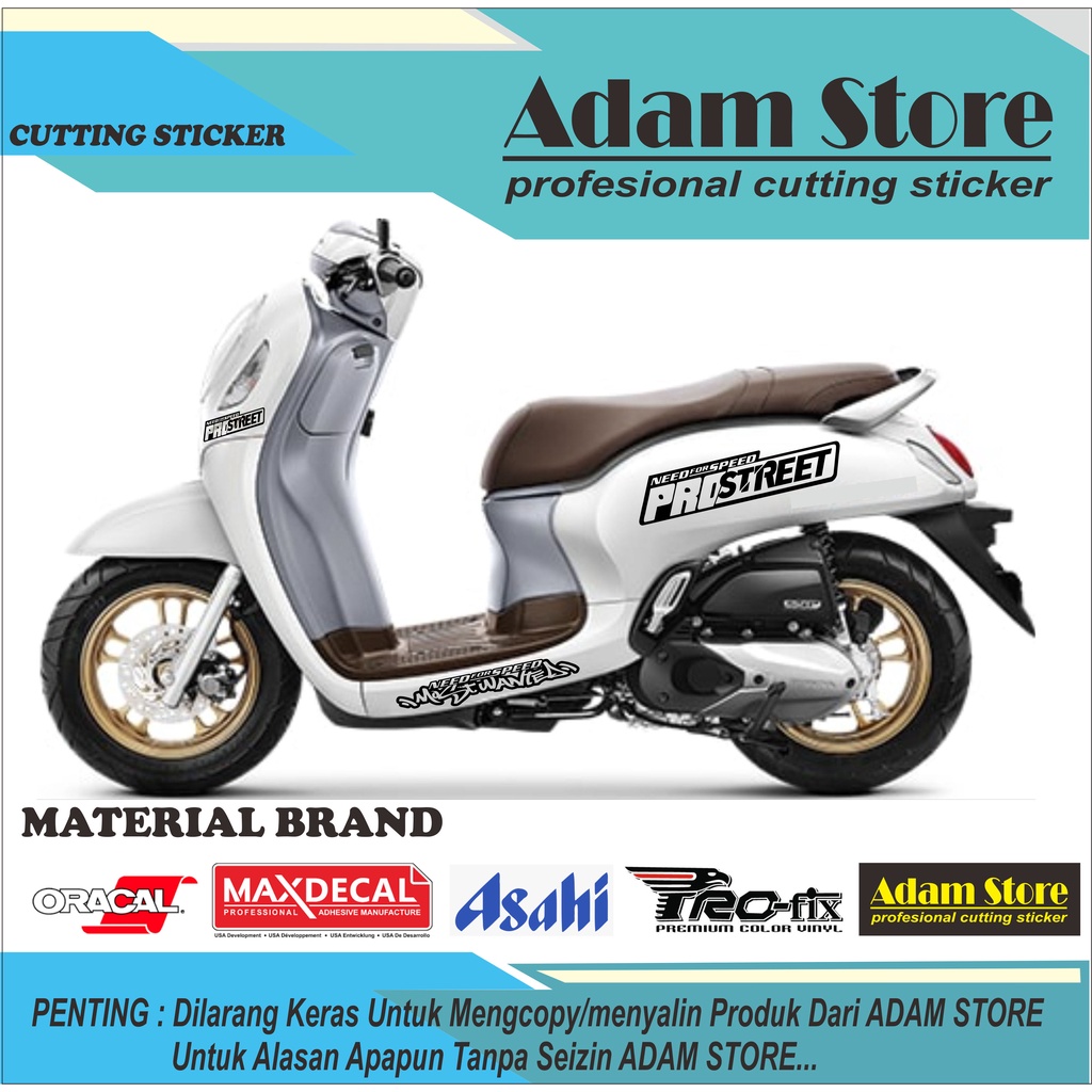 Jual stiker honda scoopy sticker need for speed stiker prostreet stiker ...