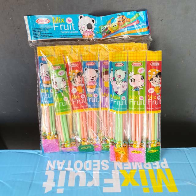 Jual Sweet Me - Mix Fruit Permen Sedotan isi 60pc | Shopee Indonesia