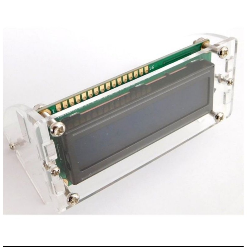 Jual LCD 1602 16x2 Acrylic Case Holder Shell Display Bracket Stand ...