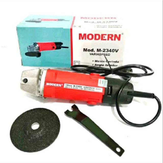 Jual MESIN GERINDA MODERN M-2340V VARIABLE SPEED ANGLE GRINDER PRODUK ...