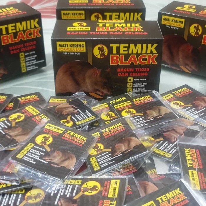 Jual Lucina- Racun Tikus dan Celeng Temik Temix Black Mati Kering Isi ...