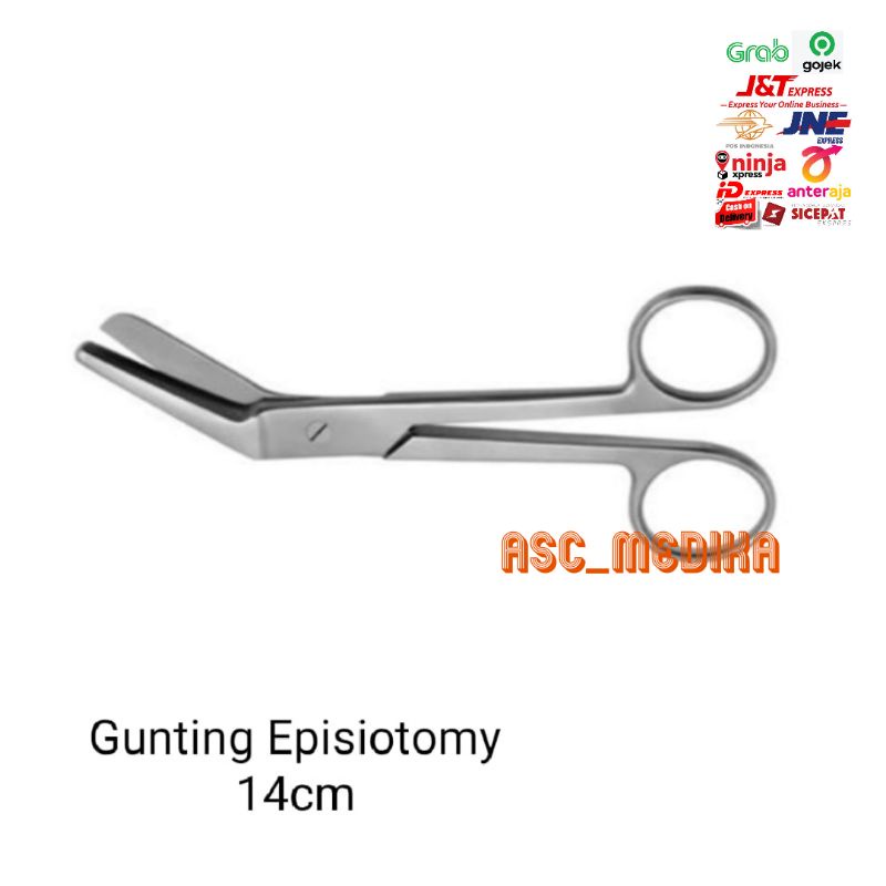 Jual Gunting Operasi Episiotomi Episiotomy Stainless steel 14cm ...