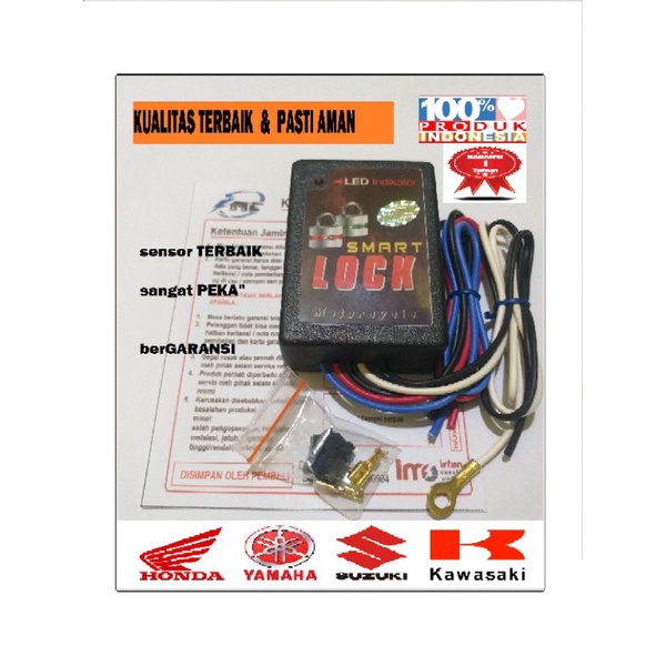 Jual Pengaman motor sensor sentuh kunci rahasia berGARANSI 1 TAHUN ...