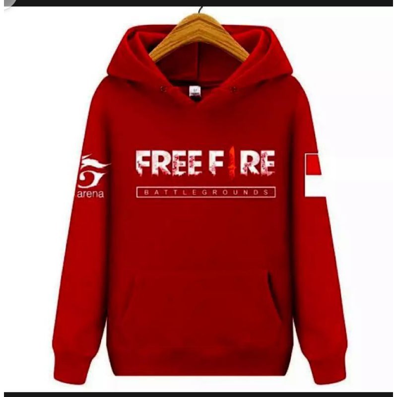 Jual (COD) JAKET HOODIE FREE FIRE / SWEATER GAME GARENA | Shopee Indonesia