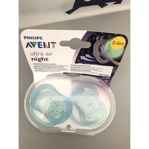 Jual Philips avent pacifier- Philips avent ultra air night | Shopee ...
