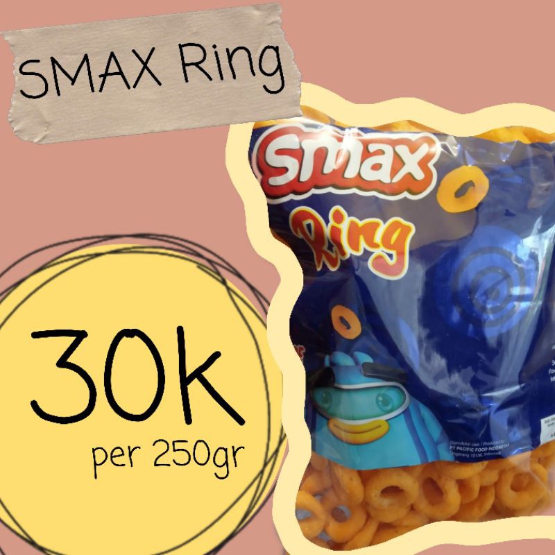 Jual SMAX Ring Snack Kiloan (250gr) | Shopee Indonesia