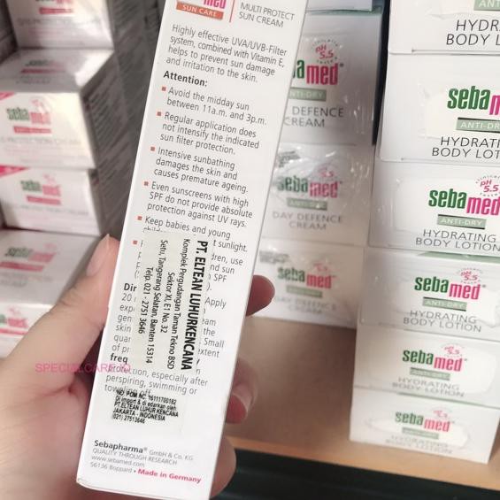 Jual MAR410 SHARE SEBAMED SUN CARE MULTI PROTECT SUN CREAM SPF 50+ 75ml ...