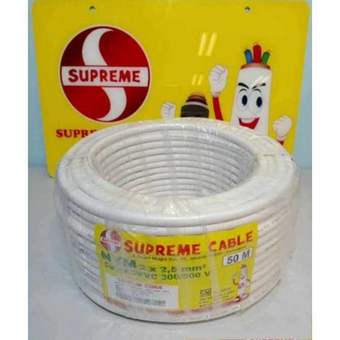 Jual KABEL LISTRIK SUPREME NYM 2X1,5 PERMETER | Shopee Indonesia