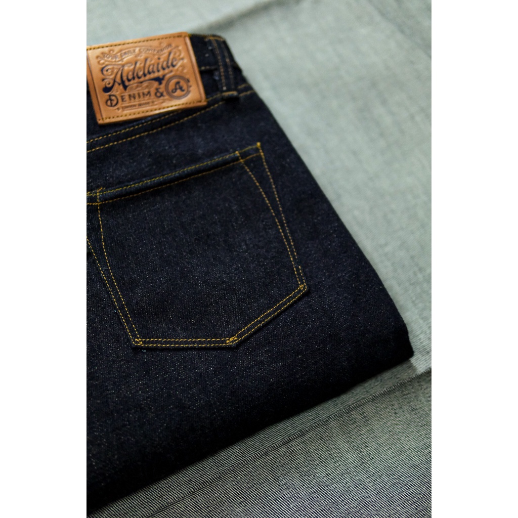 Jual Adelaide Denim 19oz Thunder Bolt Unsanforized Blue Selvedge ...