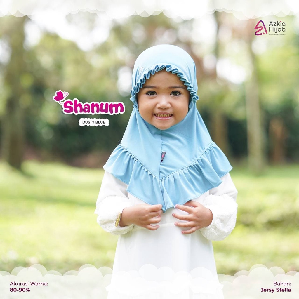 Jual Jilbab Anak Shanum Size 1 sd 8 Ori By Azkia HIjab | Shopee Indonesia