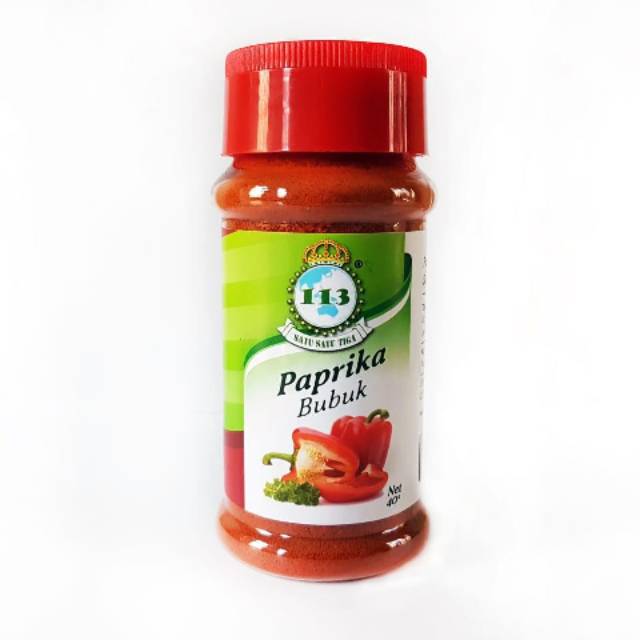 Jual Bumbu 113 Paprika Bubuk Powder Ground Paprika Bumbu Tabur Botol 40 ...