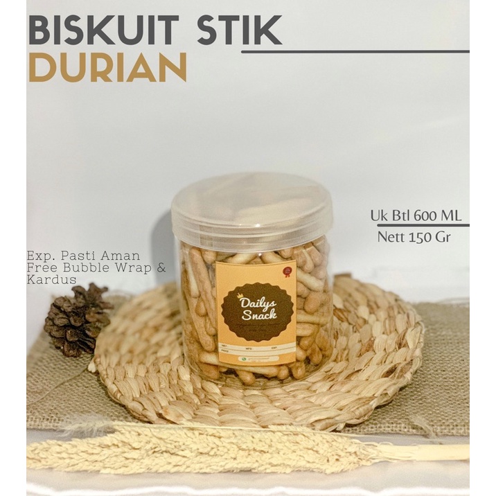 Jual SNACK KILOAN / MAKANAN RINGAN TOPLES - BISKUIT STIK DURIAN 150 ...