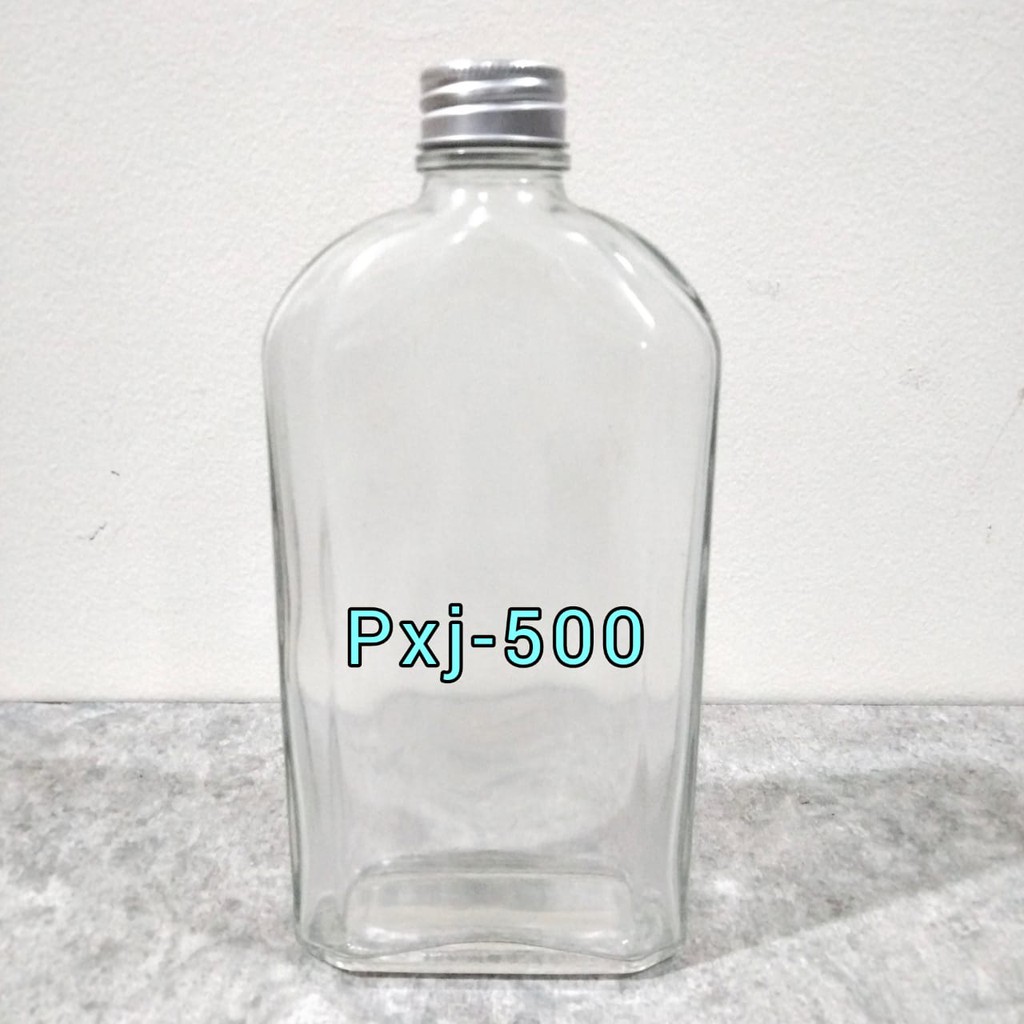 Jual BOTOL KACA POLOS - GEPENG/Glass Bottle Minuman Kopi/Susu/Juice/Teh ...