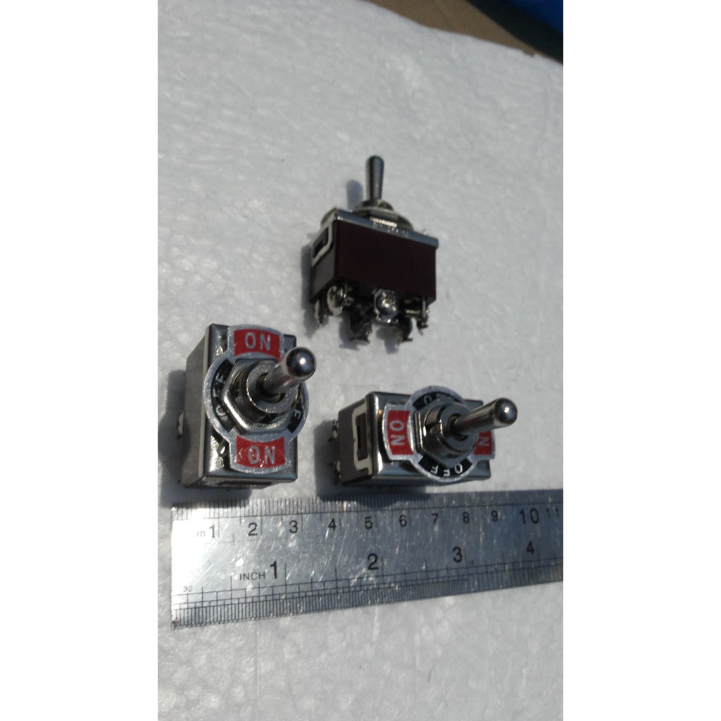 Jual Toggle Switch DPDT 6P Spring- Momentary- New | Shopee Indonesia