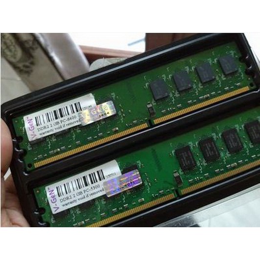 Jual Memory / Ram DDR2 2GB PC6400 merk VGEN Cocok untuk semua merk PC ...