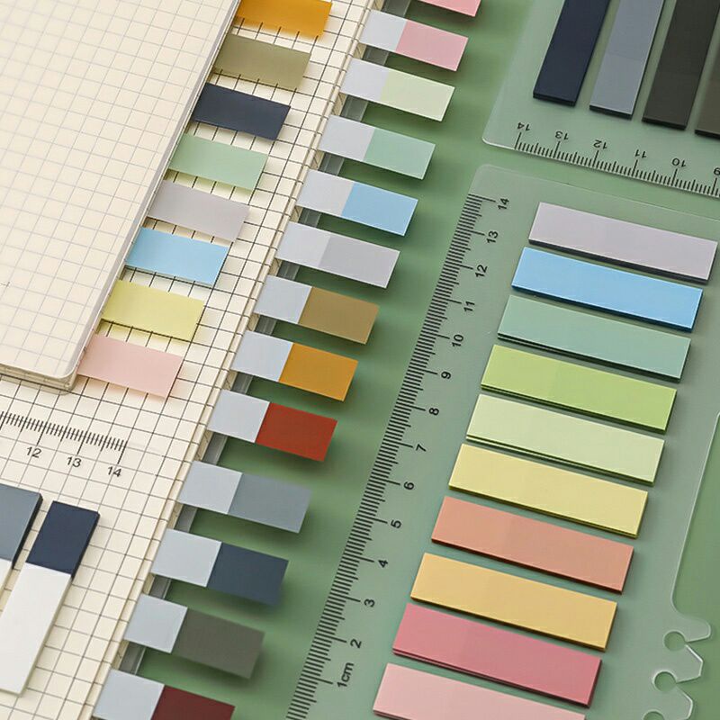 Jual Sticky Notes Creative Pure Color Label Stickers Set 200 Sheets ...