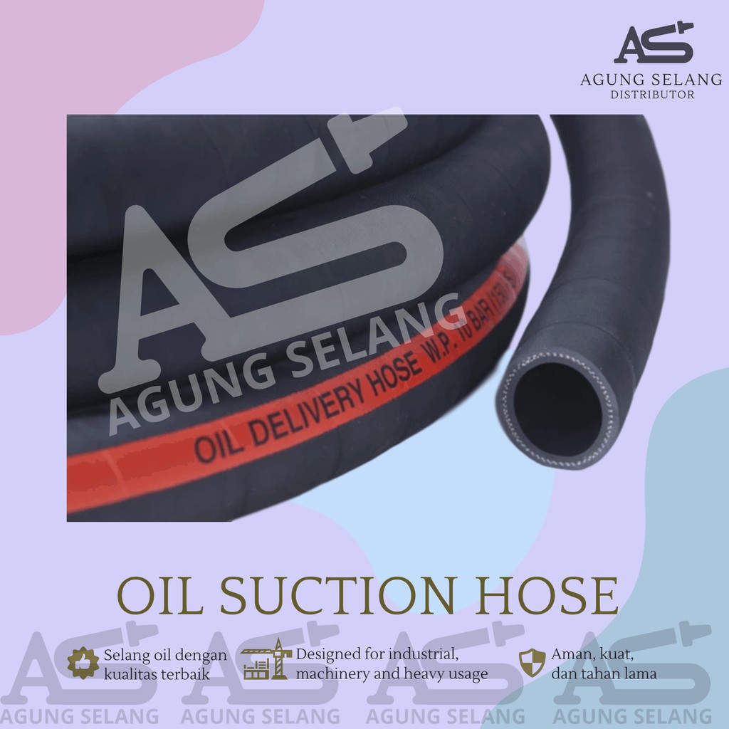 Jual Selang Karet Hitam 4" inch Harga Per Meter Selang Angin Oil ...