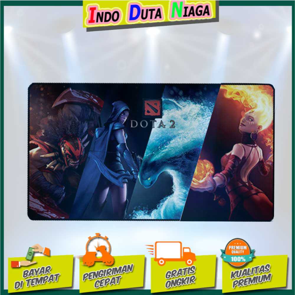 Jual IDN TECH - Gaming Mouse Pad XL Desk Mat Motif DOTA 400 x 900 mm ...